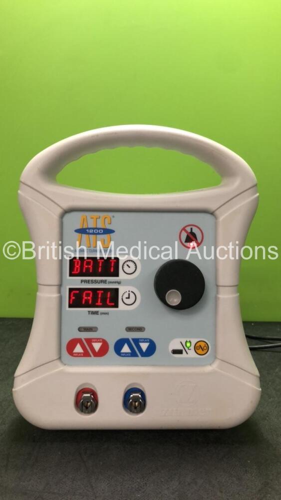 Zimmer ATS 1200 Tourniquet System (Powers Up with Battery Failure Error ...