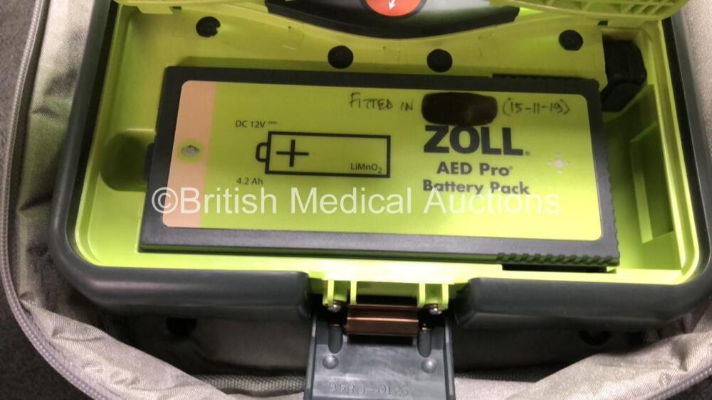 4 x Zoll AED Pro Defibrillators with 4 x Zoll AED Battery Packs, 4 x ...