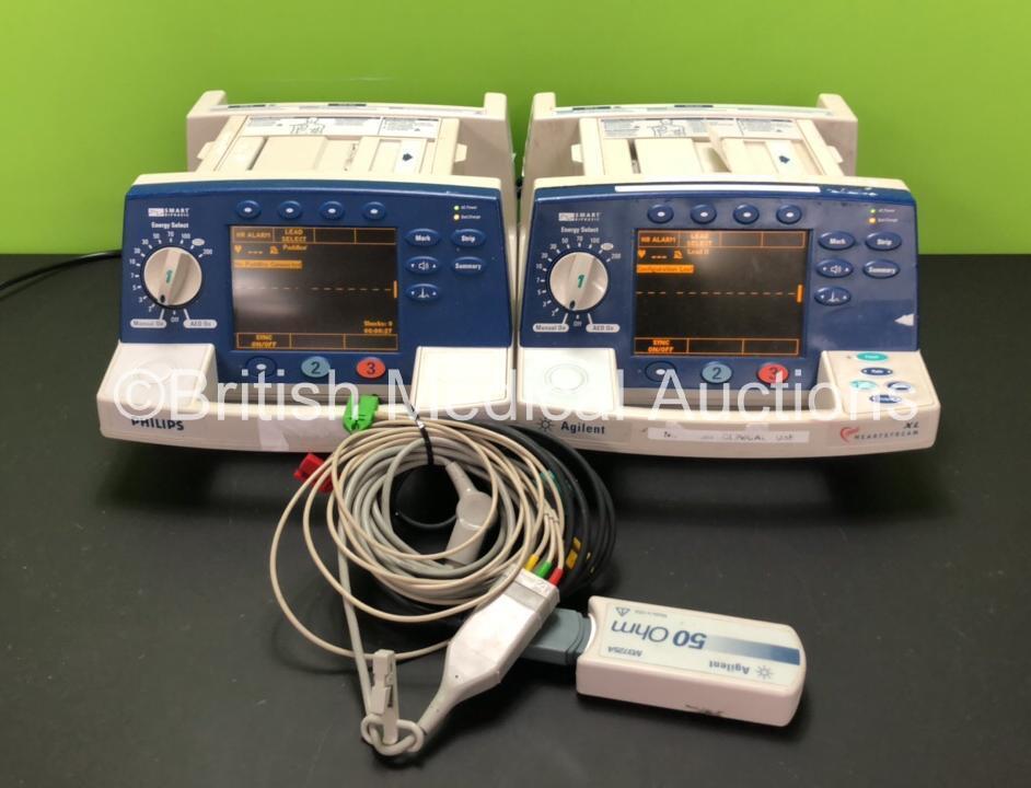 Job Lot Including 1 x Philips Heartstart XL Smart Biphasic ...