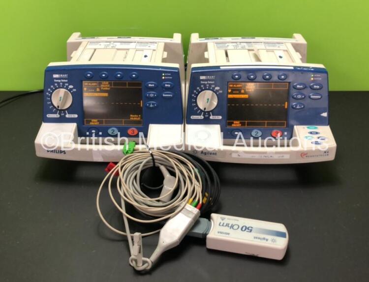 Job Lot Including 1 x Philips Heartstart XL Smart Biphasic ...
