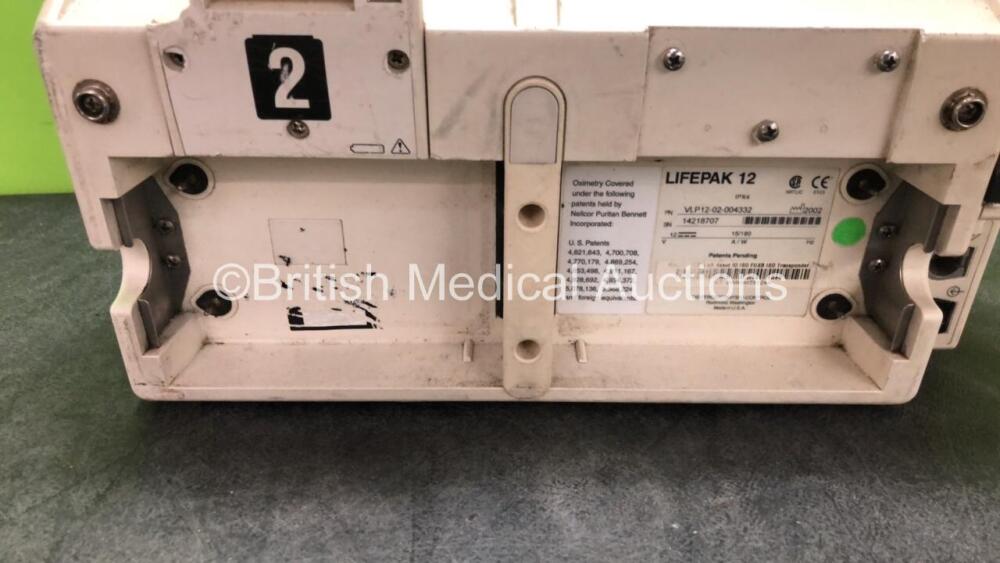 Medtronic Physio Control Lifepak 12 Biphasic Defibrillator / Monitor ...