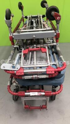 2 x Ferno Falcon Six Hydraulic Ambulance Stretchers with Mattress and 1 ...