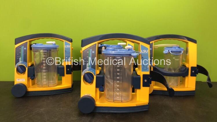 4 x Laerdal LSU Suction Units with 4 x Cups (All Power Up, 2 with ...