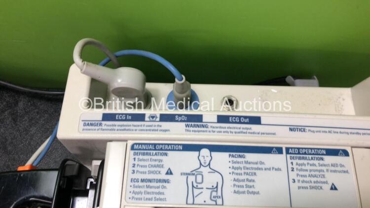 1 x Agilent Heartstream XL Smart Biphasic Defibrillator Including Pacer ...