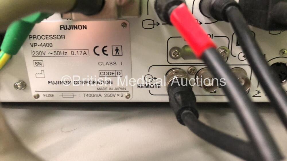 2 x EUK Stack Trolleys with Fujinon Monitor, Fujinon System 4400 Light ...