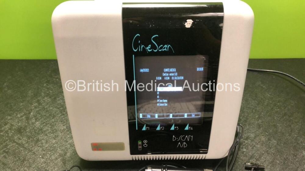 Quantel Medical CineScan S B-Scan A/B Ultrasound Scanner with B1 10 MHz ...