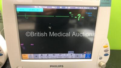 2 x Philips IntelliVue MP50 Anesthesia Monitors with 2 x Philips ...