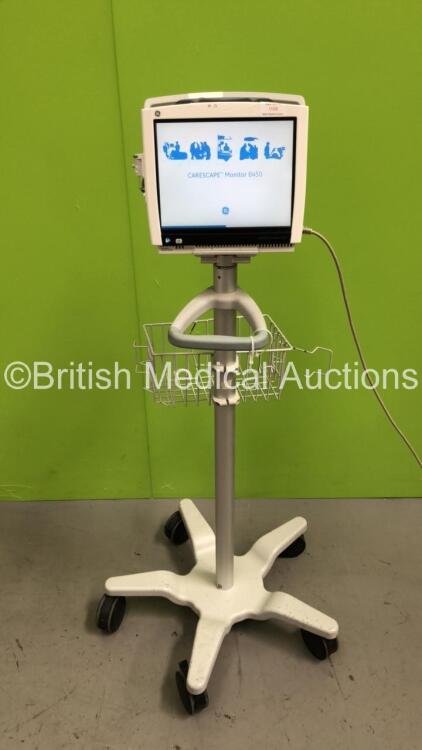 GE Carescape Monitor B450 with GE Patient Data Module Ref 2016793-002 ...