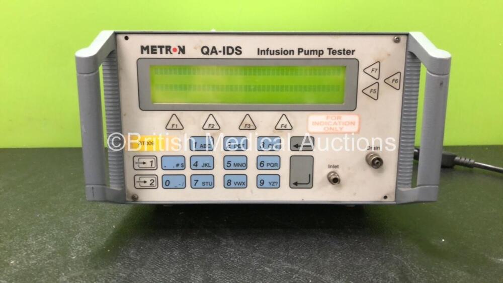 Metron QA-IDS Infusion Pump Tester Software Version 1.38 (Powers Up ...