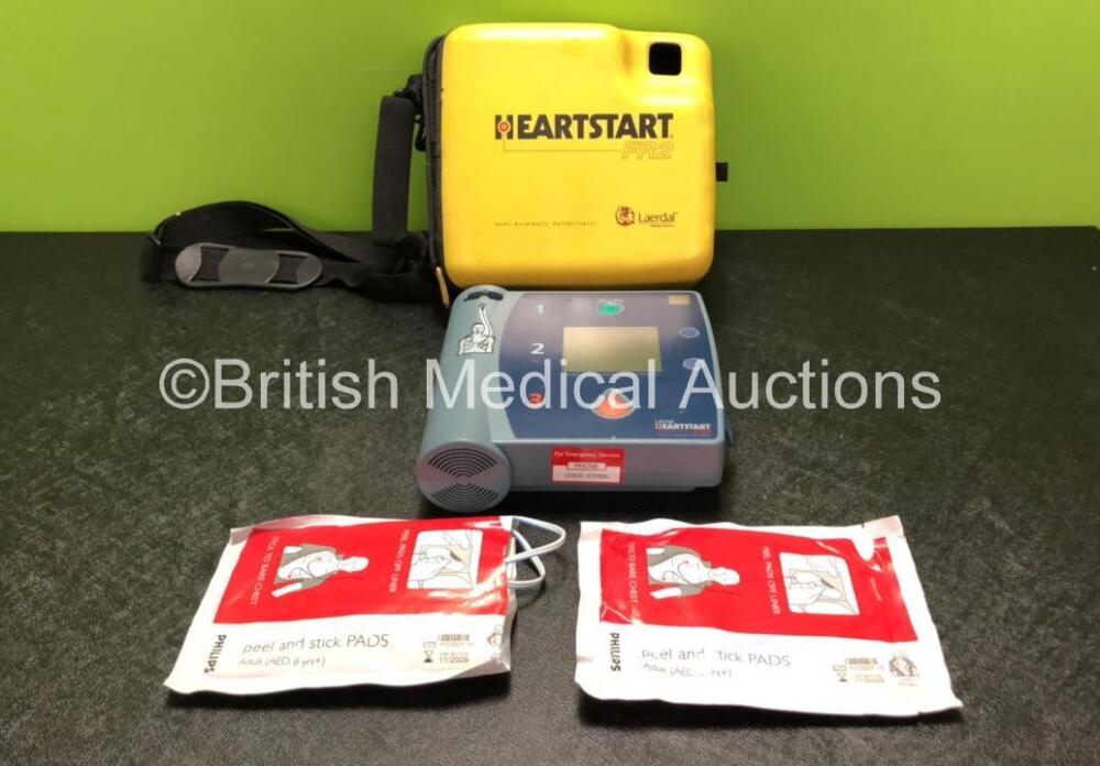 Laerdal Heartstart FR2 Defibrillator in Carry Bag with 2 x Electrode ...