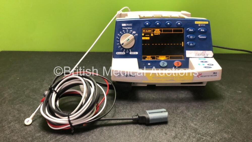 Agilent Heart Start XL Smart Biphasic Defibrillator Including Pacer ...