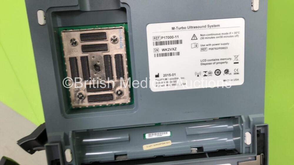 SonoSite M-Turbo Portable Ultrasound Scanner Ref P17000-11 with 2 x ...