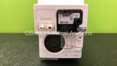 GE Type E-CAiOV-00 Gas Module with Spirometry and D-Fend Water Trap ...