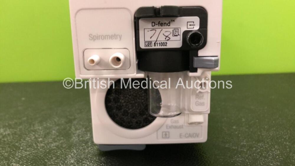 GE Type E-CAiOV-00 Gas Module with Spirometry and D-Fend Water Trap ...