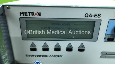 Metron QA-ES Electrosurgical Analyzer Unit Software Version 1.32 ...