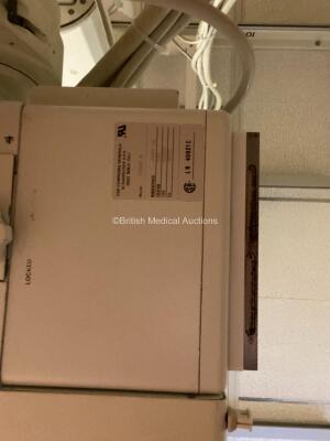 GE MPG50 X-ray Bucky System Including Elevating Table, Overhead Bucky ...