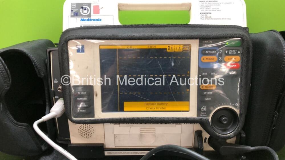 Medtronic Physio Control Lifepak 12 Biphasic Defibrillator / Monitor ...
