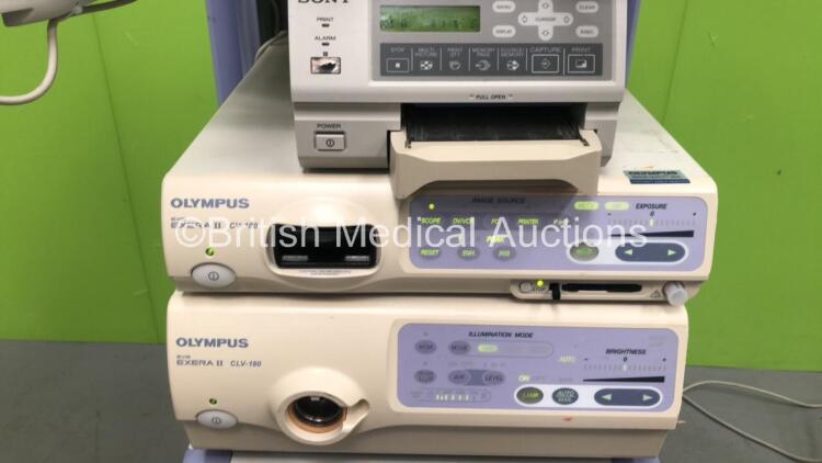 Olympus Stack Trolley with Olympus OEV191H Monitor, Medicon Servotronic ...