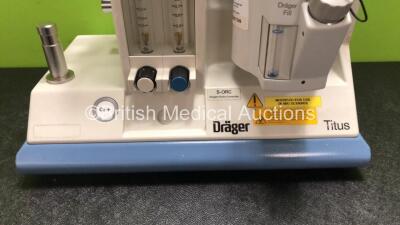 Drager Titus Portable Anaesthesia Device with Drager Isoflurane Vapor ...