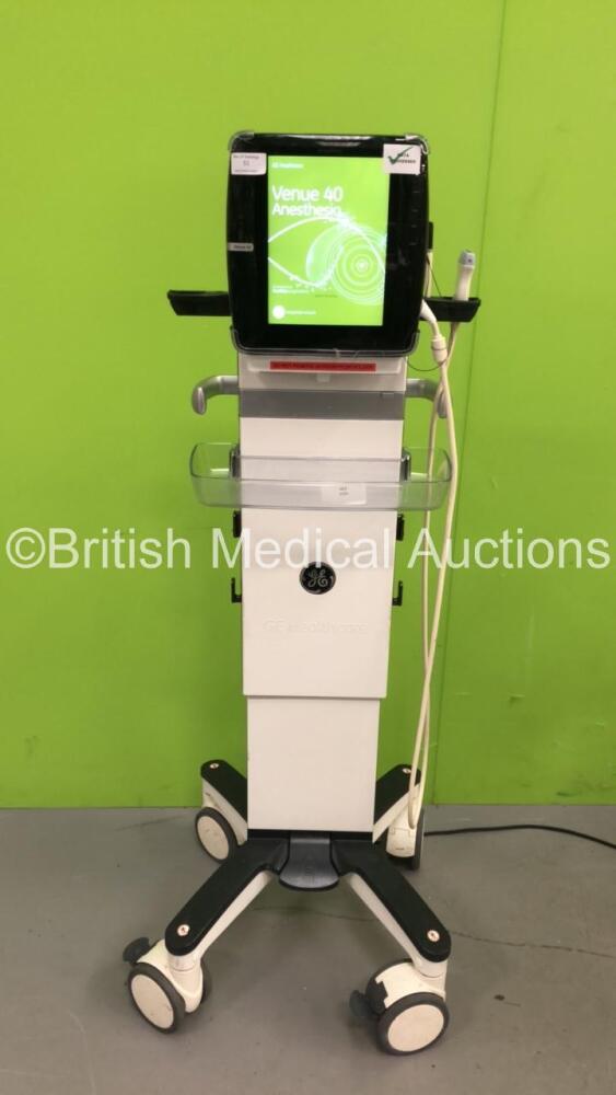 GE REF 5487523 Venue 40 Ultrasound Diagnostic Device *Mfd 02-2014* with ...