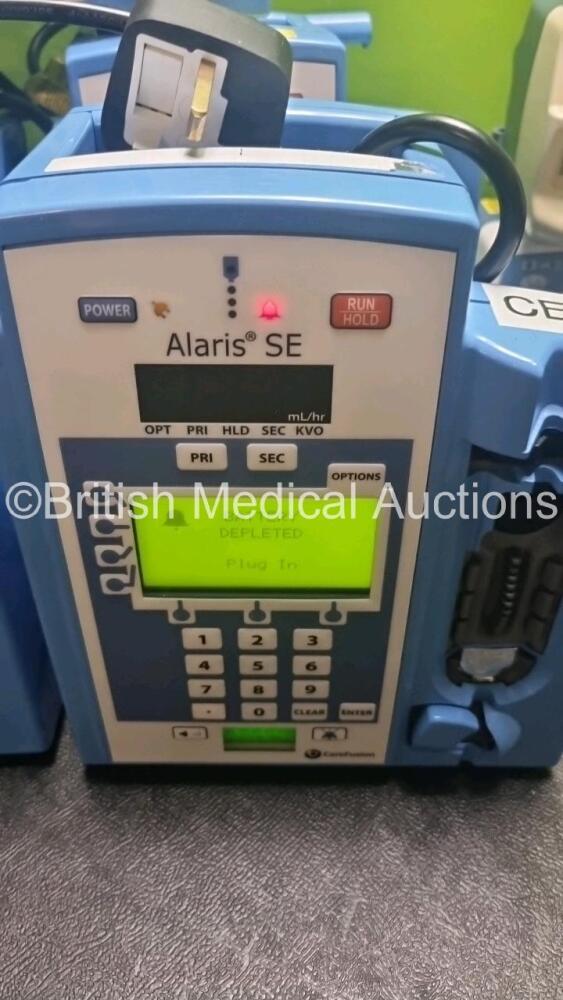 Job Lot Including 5 x Carefusion Alaris SE Infusion Pumps (All Power Up ...