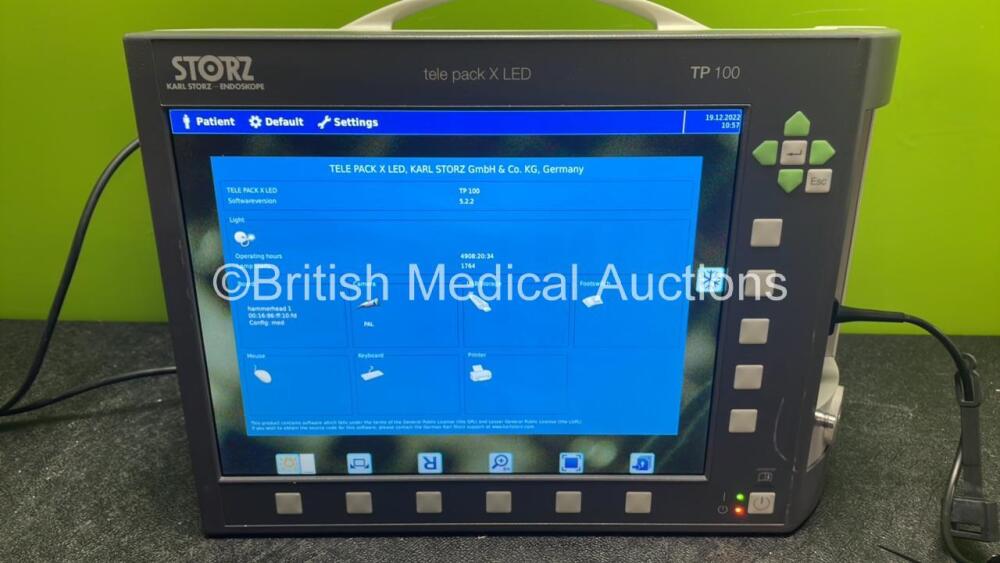 Karl Storz Endoskope TP 100 tele pack X LED Endoscopic Imaging System ...