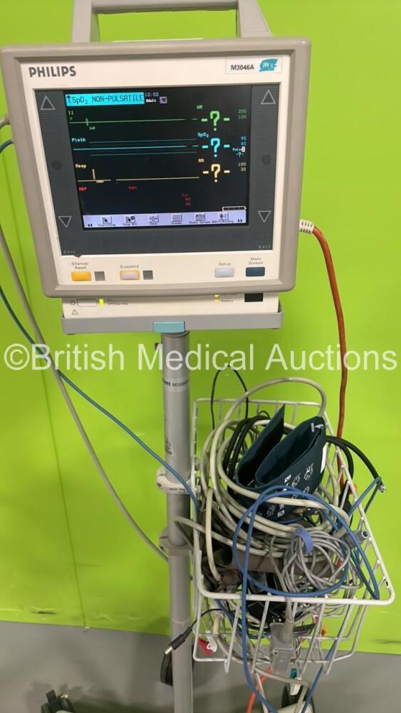 1 x Welch Allyn 52000 Series Vital Signs Monitor on Stand, 1 x Edan iM3 ...