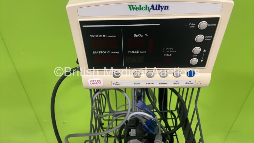 1 x Welch Allyn 52000 Series Vital Signs Monitor on Stand, 1 x Edan iM3 ...