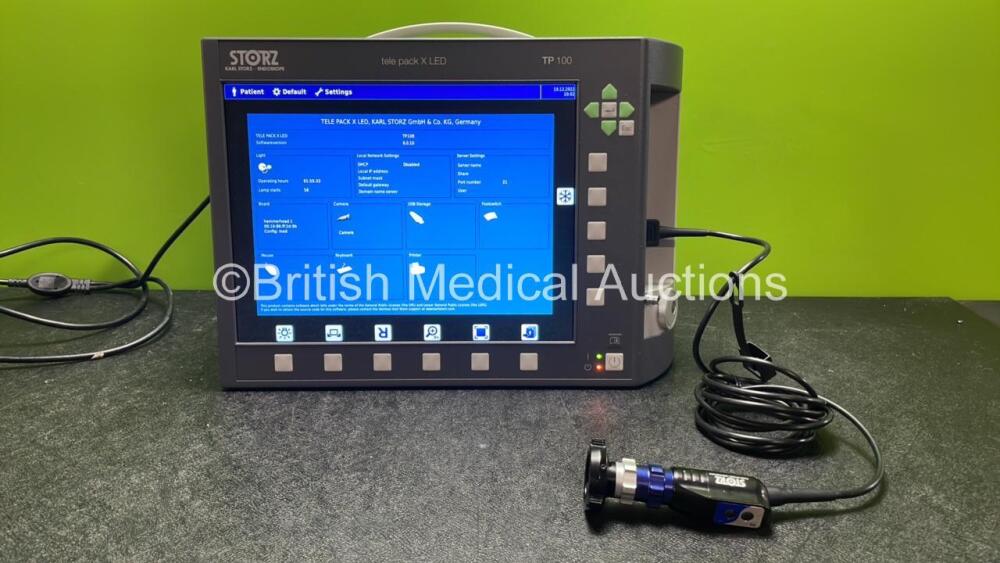 Karl Storz Endoskope TP 100 tele pack X LED Endoscopic Imaging System ...