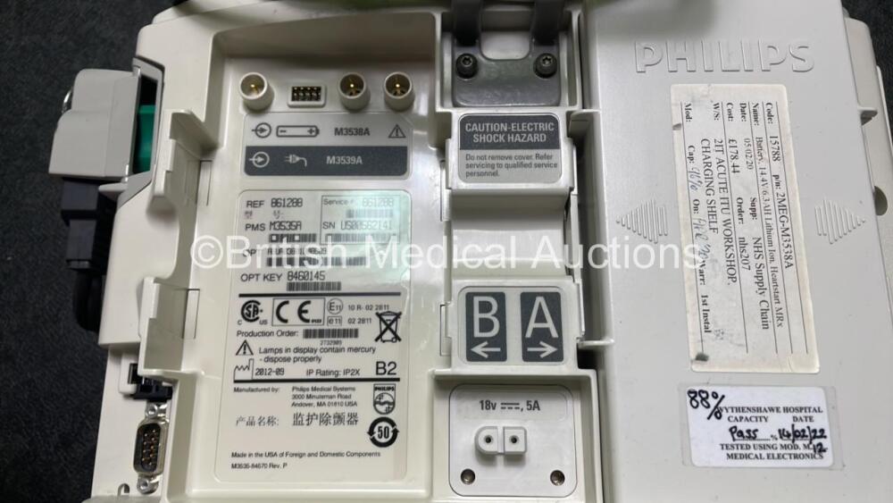 Philips Heartstart MRx Defibrillators Including Pacer ,ECG SpO2, NIBP ...