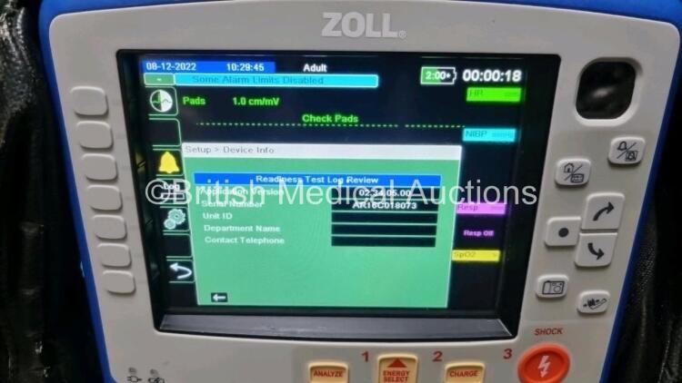Zoll X Series Monitor/Defibrillator Including ECG, SPO2, NIBP, CO2 and ...