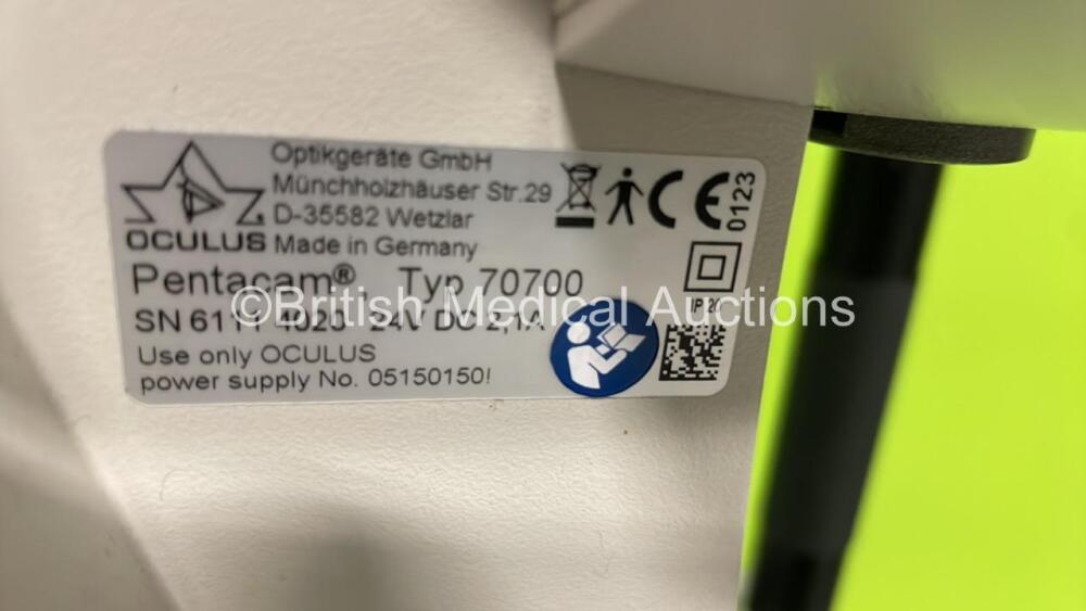 Oculus Pentacam Type 70700 Anterior Eye Segment Tomography System on ...