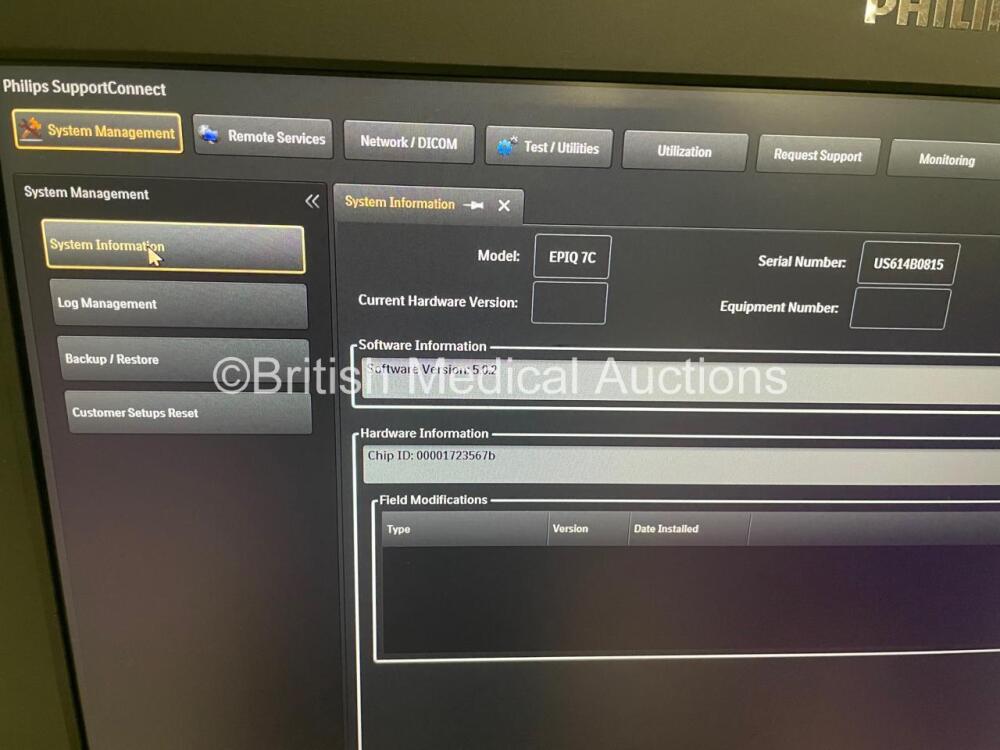 Philips Matrix Epiq 7C Flat Screen Ultrasound Scanner Ref 989605386721 ...