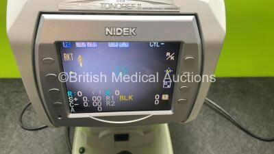 Nidek Tonoref II Auto. Ref / Kerato / Tonometer with Printer Options *Mfd - 2013* (Powers Up ...