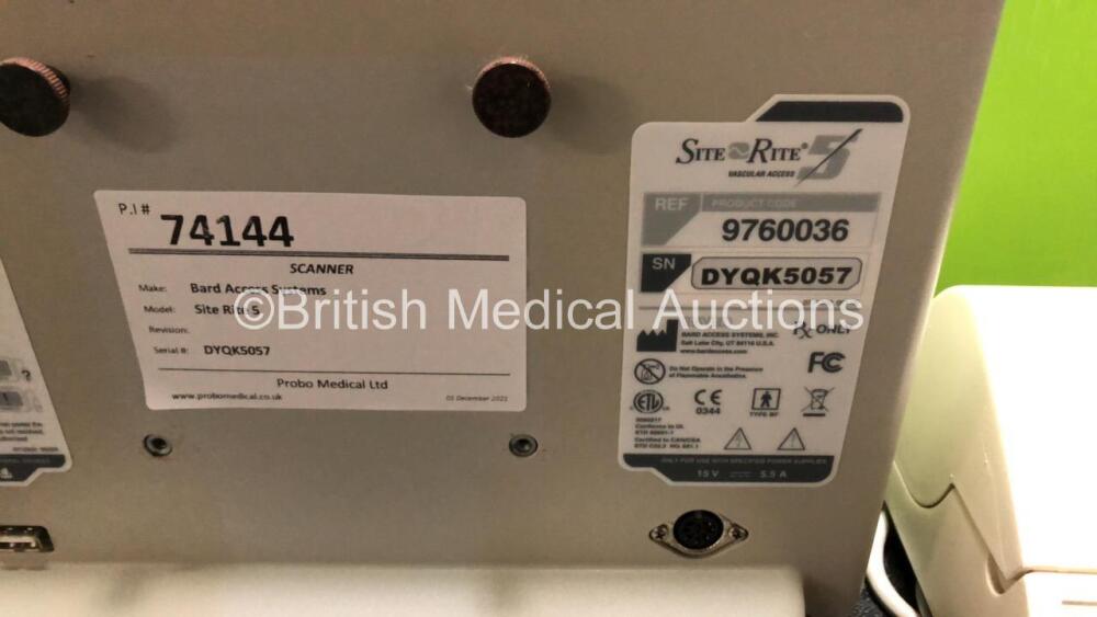 BARD Site Rite 5 Vascular Access Ultrasound System Ref 9760036 Version ...