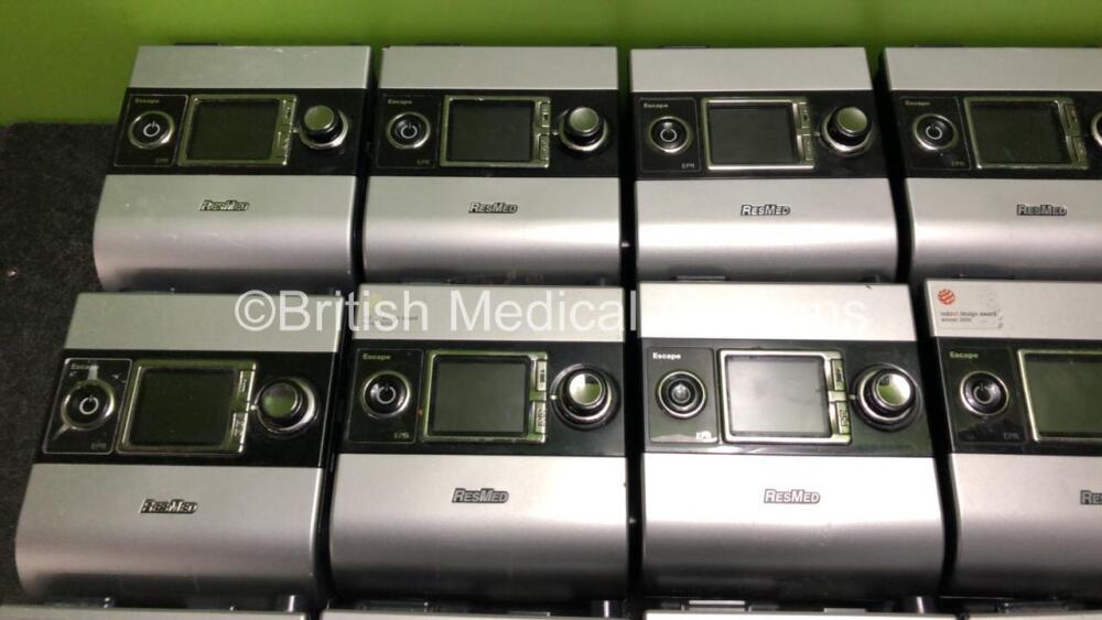 18 x ResMed S9 Escape CPAP Units (1 x Missing Dial, 3 x Damage to ...
