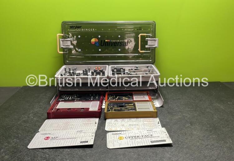 Stryker Leibinger Universal Fixation System with Mini Plating Module, Micro Fixation Module ...