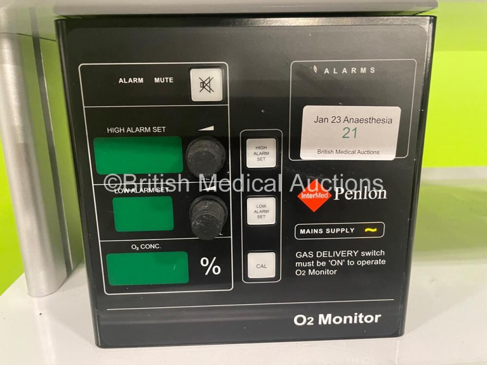 InterMed Penlon Prima SP Anaesthesia Machine with Oxygen Monitor, Hoses ...