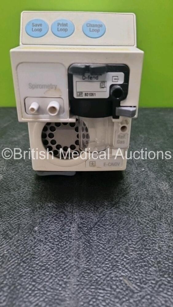 GE E- CAiOV Gas Module with Spirometry Options and D-fend Water Trap ...