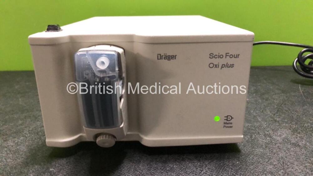 Drager Scio Four Oxi Plus Gas Module with Power Supply (Powers Up ...