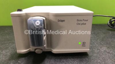 Drager Scio Four Oxi Plus Gas Module with Power Supply (Powers Up ...