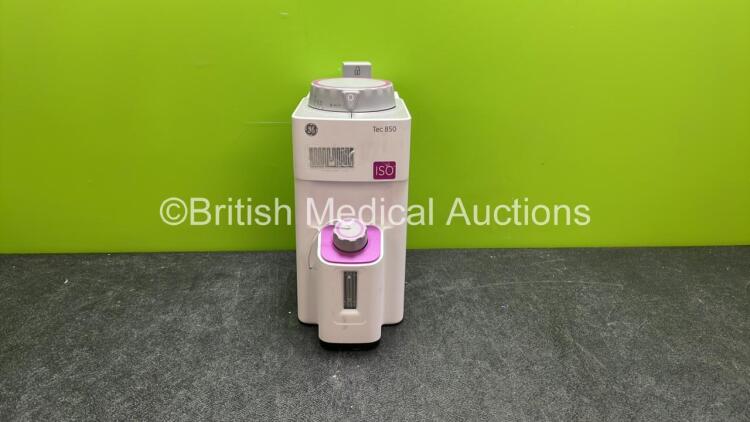 GE Tec 850 Isoflurane Vaporizer *Mfd - 11/2019* *SQAY02054* | February 2023 Mixed Medical ...
