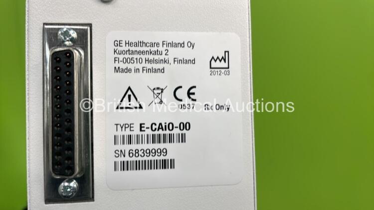 Datex-Ohmeda Avance CS2 Anaesthesia Machine Software Version 10.01 with ...