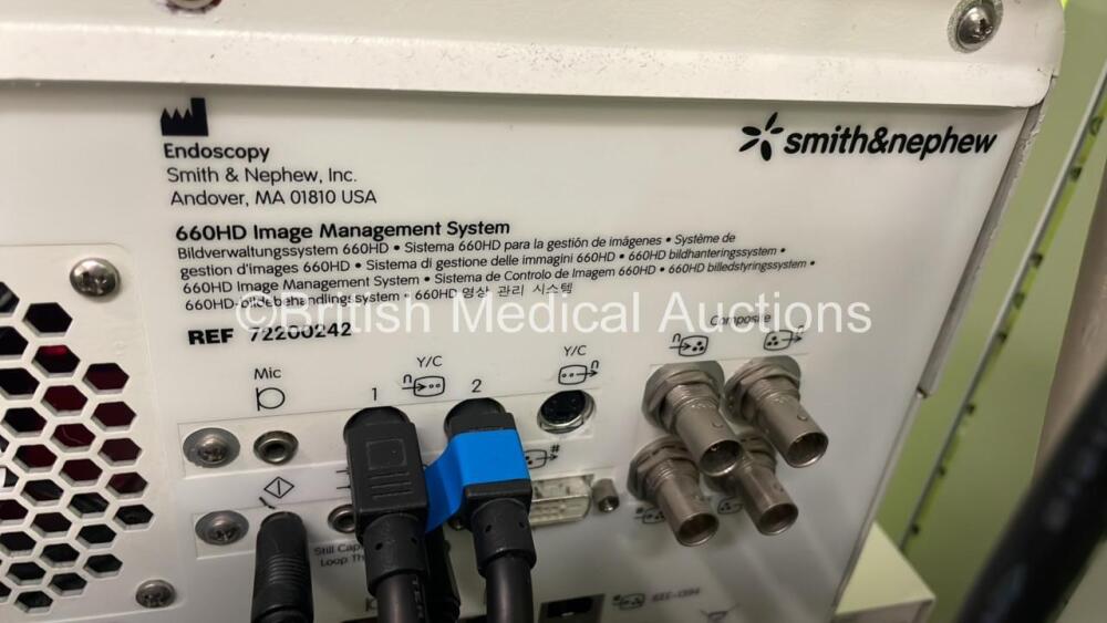 Smith & Nephew Stack Trolley with Sony Monitor, NDS Monitor, Smith ...