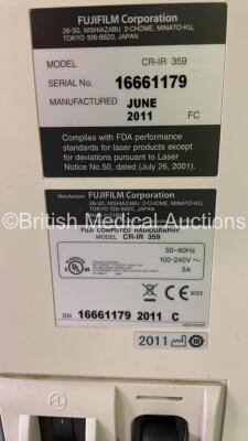 Fujifilm FCR Capsula XLII Model CR-IR 359 CR Reader (Powers Up) with 3 ...