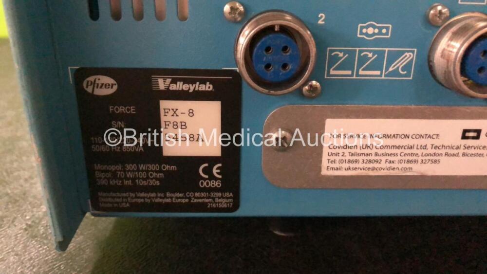 Valleylab Force FX-8 Electrosurgical Diathermy Unit (Powers Up with ...