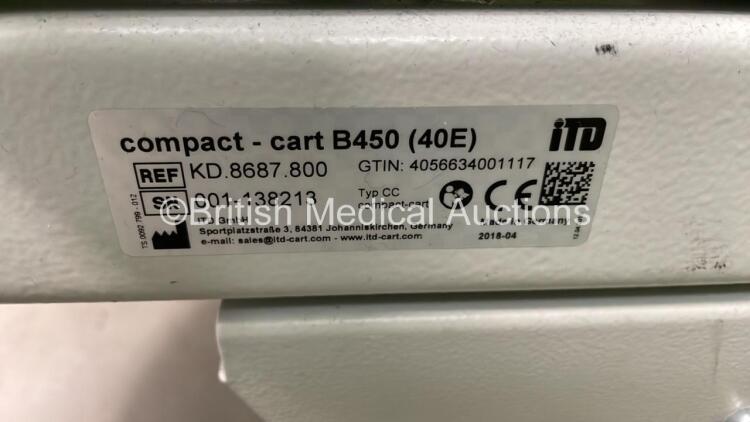 Stryker Stack System with Stryker Vision Elect HDTV Surgical Monitor ...