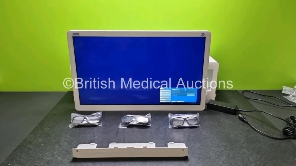 Karl Storz 2D / 3D Monitor Ref TM330 with 3 x 3D Glasses (Powers Up ...