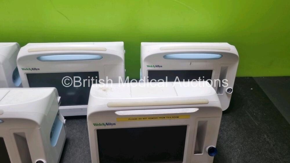 5 x Welch Allyn 6000 Series Vital Signs Monitors Including SpO2 and ...