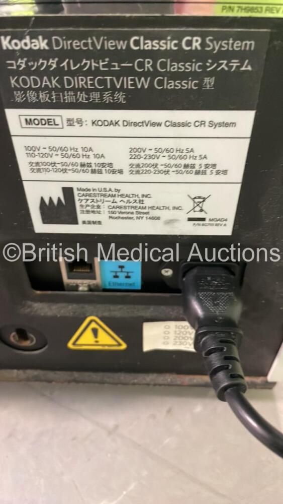 Kodak DirectView Classic CR System with 4 x X-Ray Cassettes (Powers Up ...